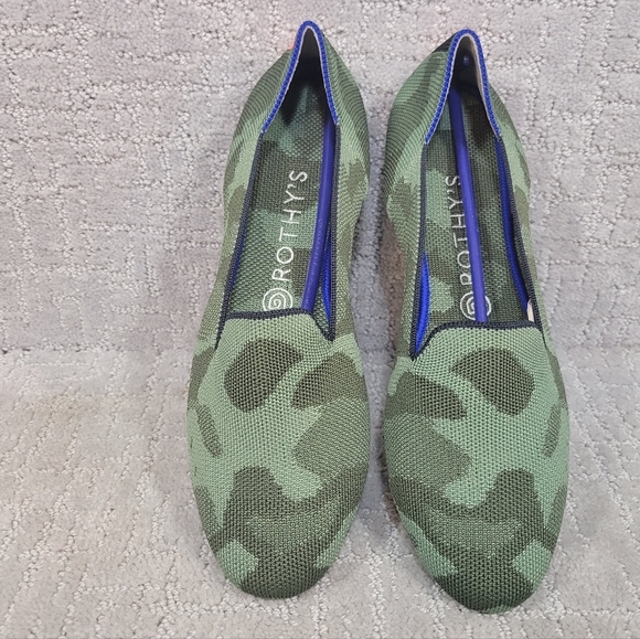 Rothy's | Shoes | Rothys The Loafer Womens Size 95 Olive Green Camo ...